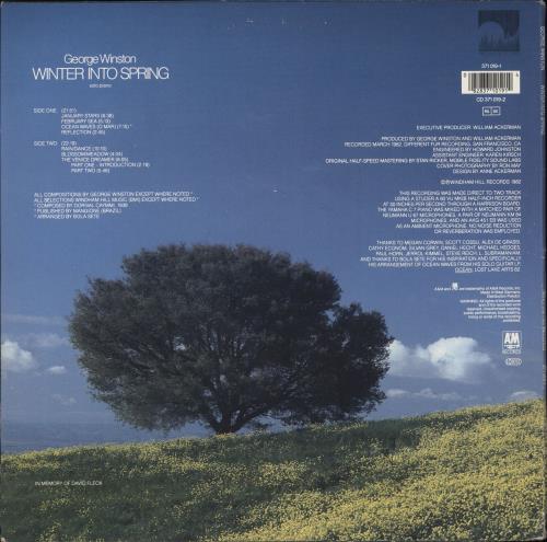George Winston Winter Into Spring German vinyl LP album (LP record ...