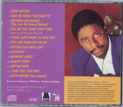 Gerald Alston European Tour 1991 UK Promo CD album (CDLP) (801710)