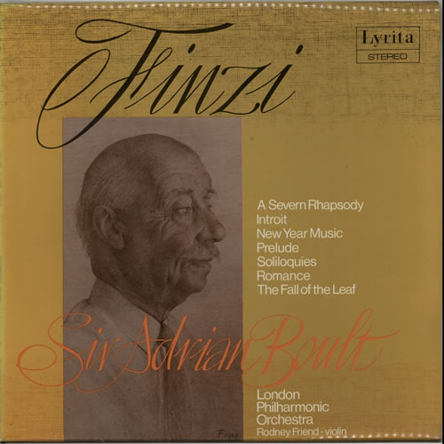 Gerald Finzi Finzi UK vinyl LP album (LP record) (630831)