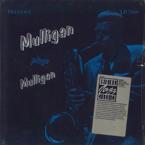 Gerry Mulligan Mulligan Plays Mulligan - stickered shrink US vinyl LP ...
