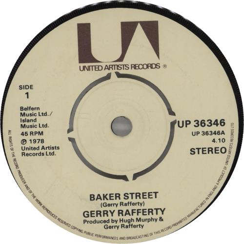 Gerry Rafferty Baker Street - 4pr UK 7" vinyl single (7 inch record ...