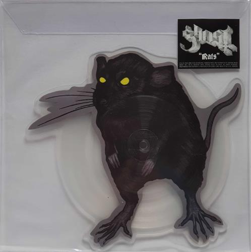 Ghost (Swedish) Rats - VIP - Autographed US shaped picture disc ...