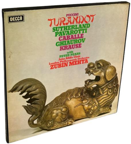 Giacomo Puccini Turandot UK 3-LP vinyl record set (Triple LP Album ...
