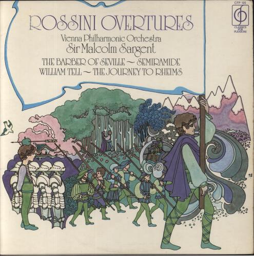 Gioacchino Rossini Rossini Overtures UK vinyl LP album (LP record) (671295)