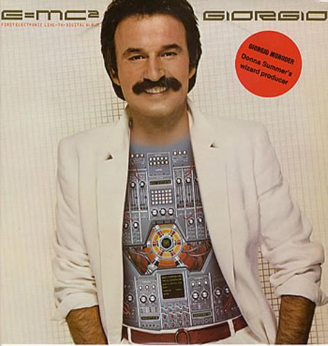 Giorgio Moroder E = MC² Swedish vinyl LP album (LP record) (300045)