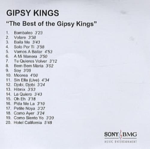 Gipsy Kings The Best Of The Gipsy Kings UK Promo CD-R acetate (330898)
