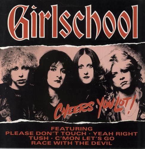 Girlschool Cheers You Lot! UK vinyl LP album (LP record) (800547)