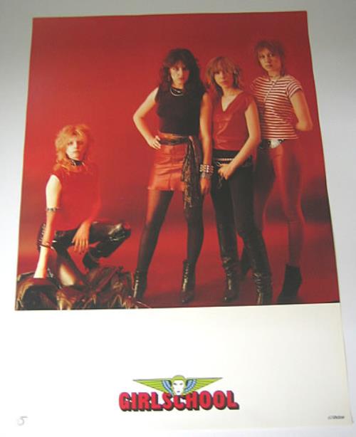 Girlschool Girlschool Japanese Promo poster (351051)