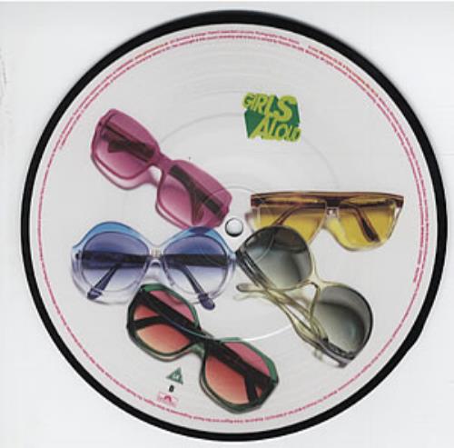Girls Aloud Love Machine UK 7" vinyl picture disc (7 inch picture disc ...