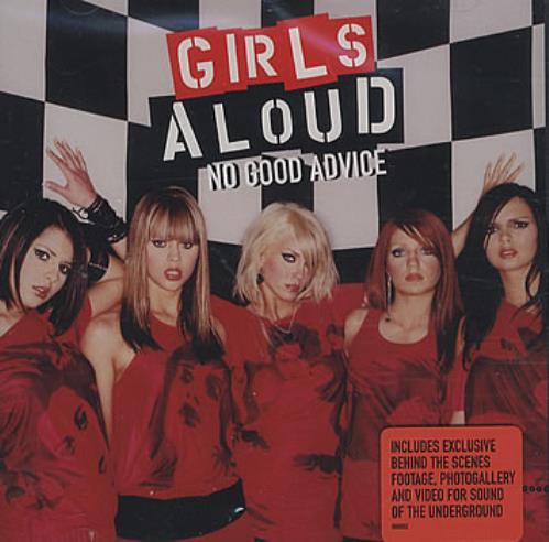 Girls Aloud No Good Advice UK DVD Single (386415)