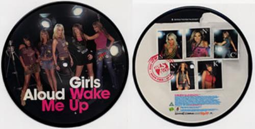Girls Aloud Wake Me Up UK 7" vinyl picture disc (7 inch picture disc ...