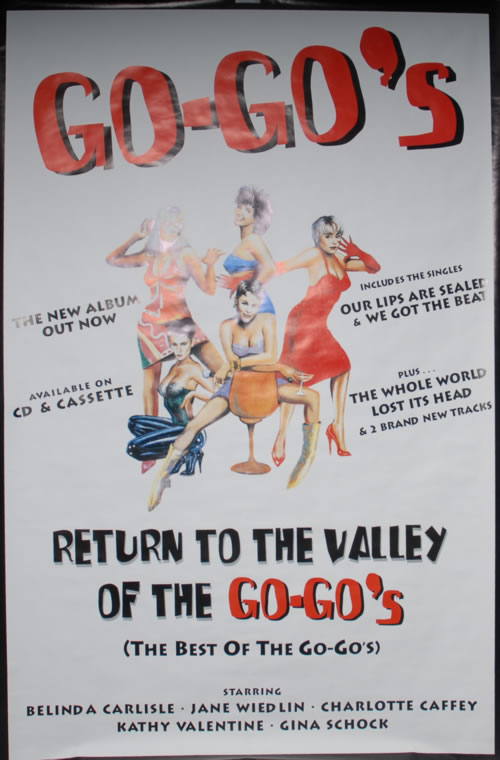 Go-Go's Return To The Valley Of The Go-Gos UK Promo poster (590441)