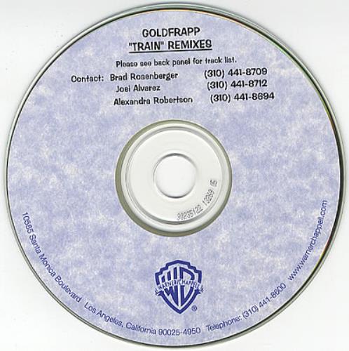 Goldfrapp Train Remixes US Promo CD-R acetate (384460)