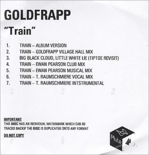 Goldfrapp Train Philippino Promo CD-R acetate (373144)