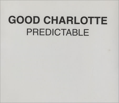 Good Charlotte Predictable UK Promo CD single (CD5 / 5") (474702)