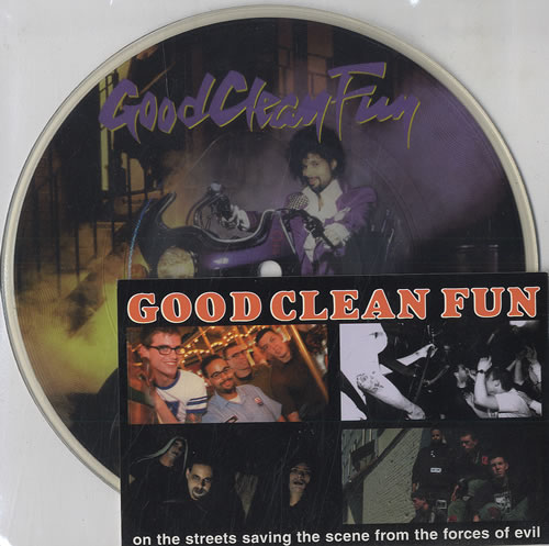 Good Clean Fun Lets Go Crazy + Postcard US 7" vinyl picture disc (7 ...