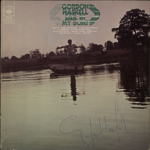 Gordon Haskell Sail In My Boat - Autographed UK vinyl LP album (LP ...