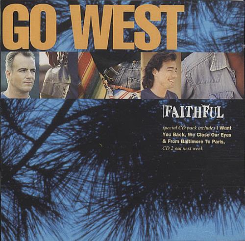 Go West Faithful UK 2-CD single set (Double CD single) (287717)