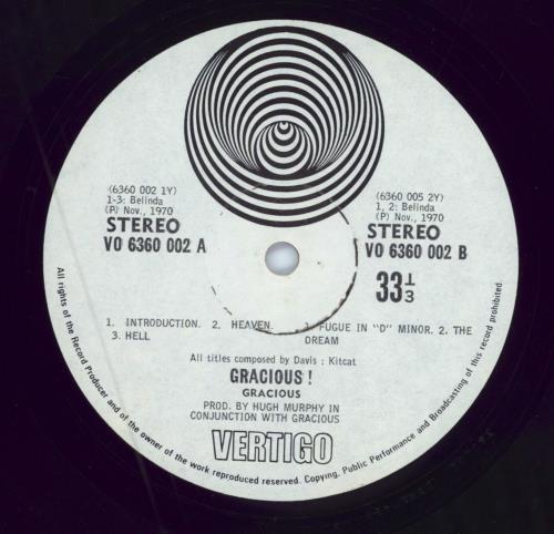 Gracious! Gracious! South African vinyl LP album (LP record) (787286)