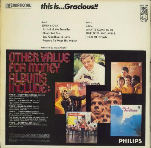 Gracious! This Is... Gracious!! - 1st UK vinyl LP album (LP record ...