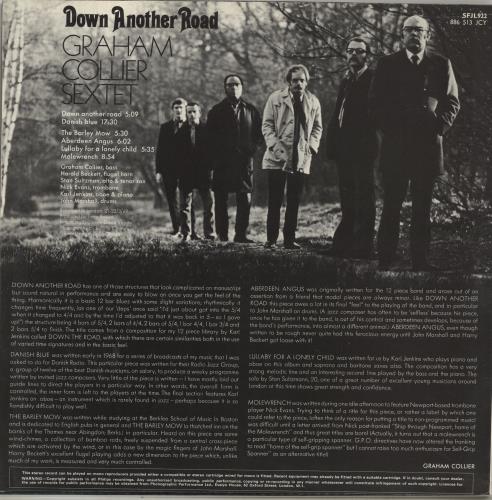 Graham Collier Down Another Road UK vinyl LP album (LP record) (442257)