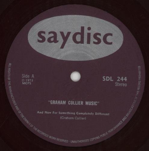 Graham Collier Portraits UK vinyl LP album (LP record) (854577)