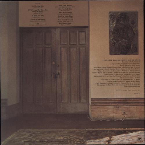 Gram Parsons GP - 180gm US vinyl LP album (LP record) (648759)