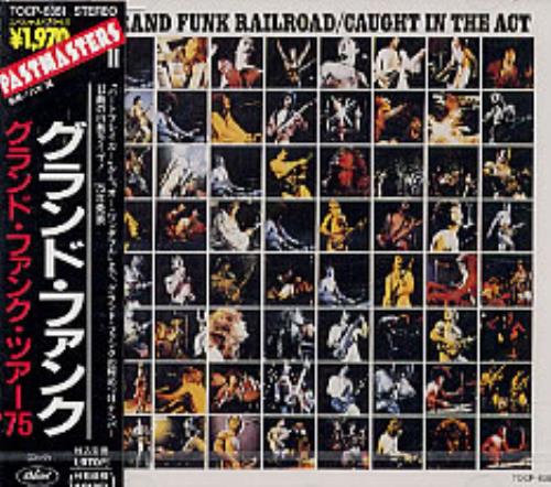 Grand Funk Railroad Caught In The Act Japanese Promo CD album (CDLP) (247529)