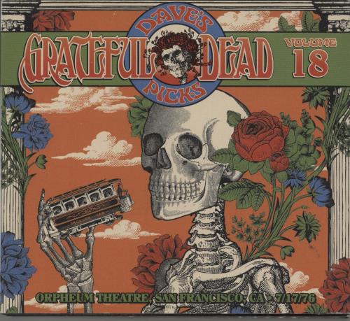 Grateful Dead Dave's Picks Volume 18: Orpheum Theatre, San Francisco, CA 7/17/76 US 4-CD album ...