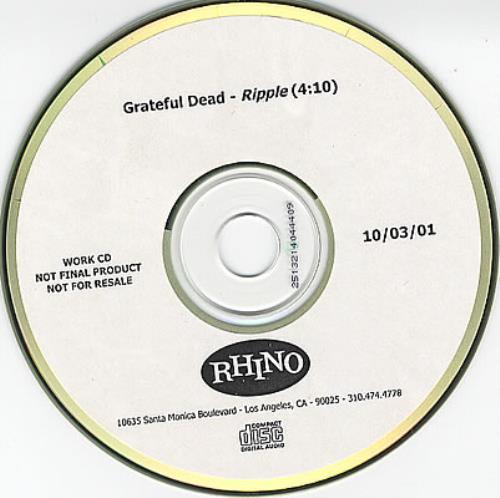 Grateful Dead Ripple US CD-R acetate (371293)