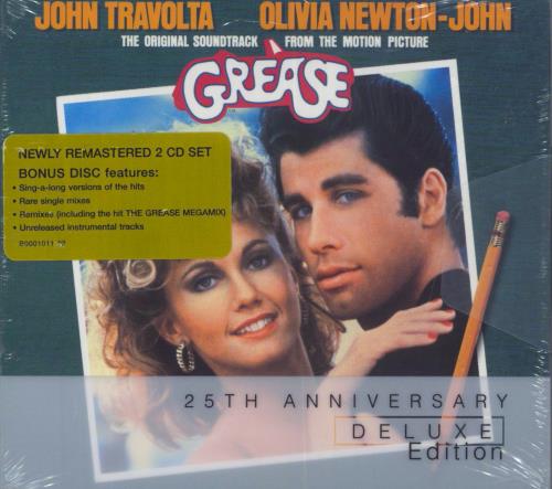 Grease Grease - 25th Anniversary Deluxe Edition - Sealed US 2 CD album ...