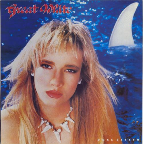 Great White Once Bitten UK vinyl LP album (LP record) (767444)