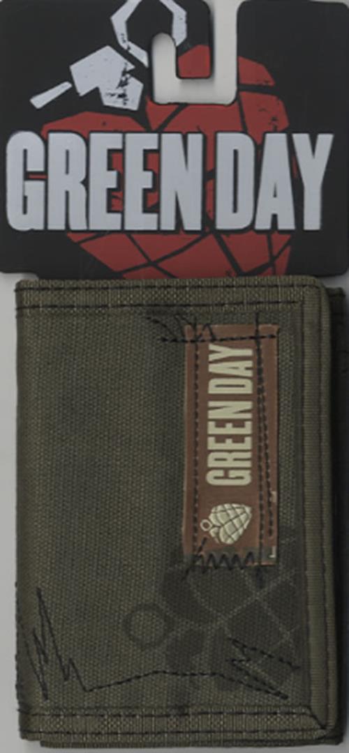 Green Day American Idiot Velcro Wallet UK memorabilia (345639) FW1026757GRN