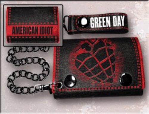 Green Day Leather Wallet UK memorabilia (381184) LW102643GRN