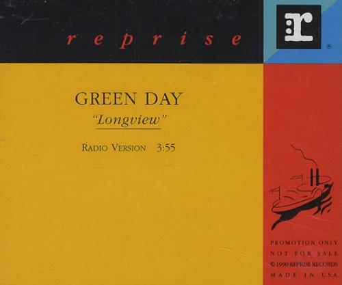 Green Day Longview US Promo CD single (CD5 / 5") (50213)