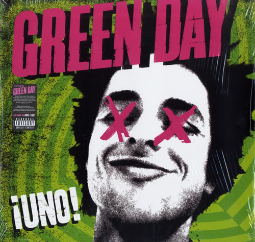 Green Day Uno UK vinyl LP album (LP record) (578621)