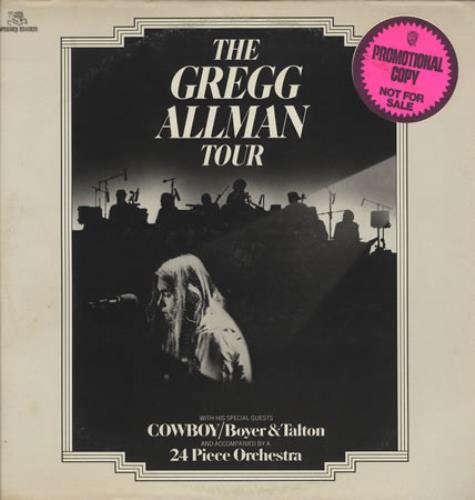 Gregg Allman The Gregg Allman Tour US Promo 2-LP vinyl record set ...