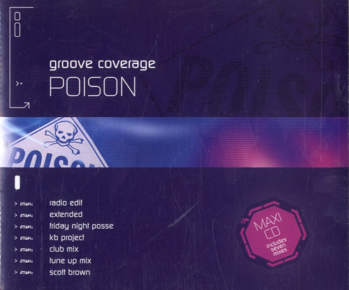 Groove Coverage Poison UK CD single (CD5 / 5") (548058)
