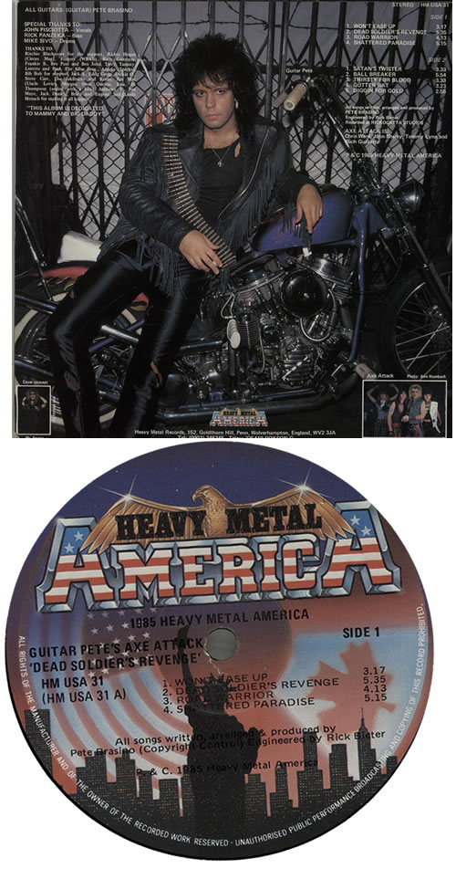 Guitar Pete's Axe Attack Dead Soldier's Revenge UK vinyl LP album (LP ...