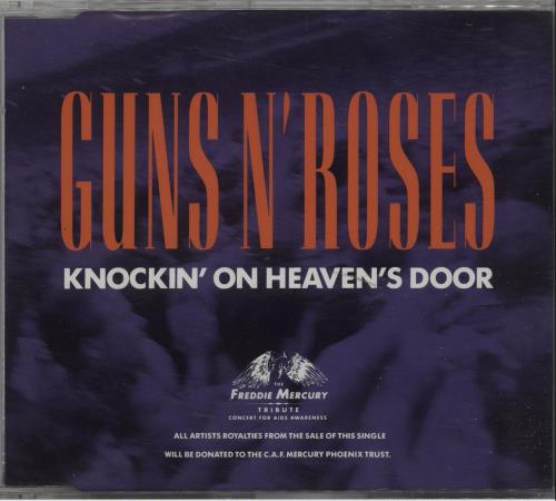 Guns N Roses Knockin' On Heaven's Door UK CD single (CD5 / 5") (10163)