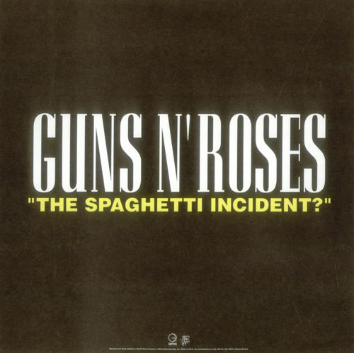 Guns N Roses The Spaghetti Incident US Promo display (32401)