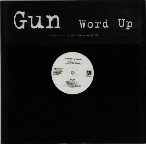 Gun (80s) Word Up UK Promo 12" vinyl single (12 inch record / Maxi ...