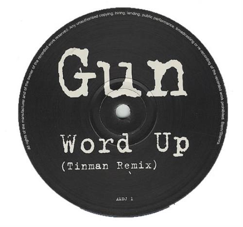 Gun (80s) Word Up UK Promo 12" vinyl single (12 inch record / Maxi ...