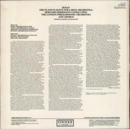 Gustav Holst The Planets (Suite For Large Orchestra) UK vinyl LP album ...