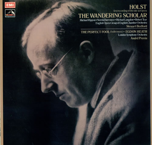 Gustav Holst The Wandering Scholar - Factory Sample UK vinyl LP album ...
