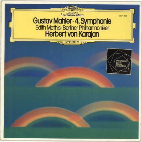 Gustav Mahler 4. Symphonie German vinyl LP album (LP record) (690599)