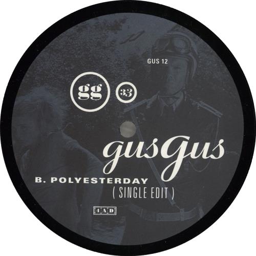 Gus Gus Purple UK Promo 12" vinyl single (12 inch record / Maxi-single ...