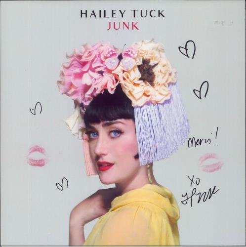Hailey Tuck Junk - Autographed UK vinyl LP album (LP record) (821735)