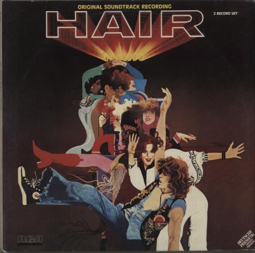 Hair (The Musical) Hair German 2-LP vinyl record set (Double LP Album ...