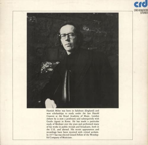 Hamish Milne Nicholas Medtner Piano Music UK 2-LP vinyl record set ...